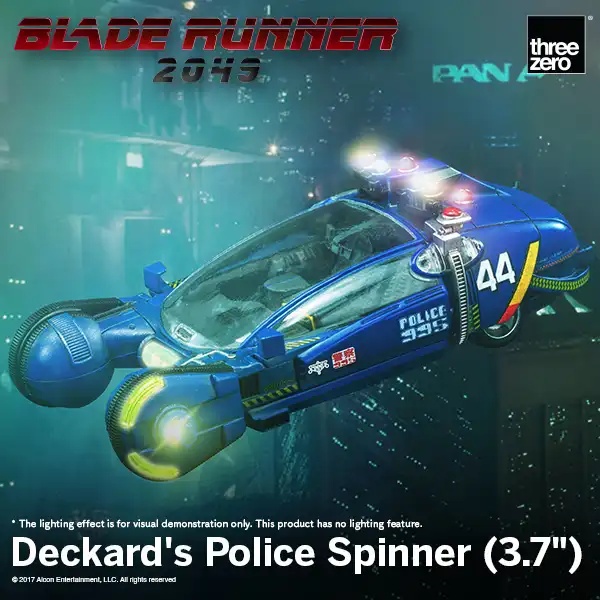 Blade Runner 2049 Deckard's Police Spinner (3.7'') | threezero